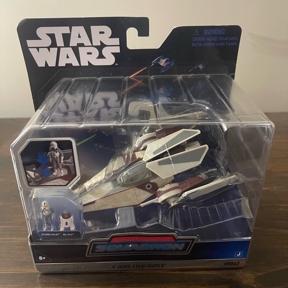 Star Wars | Toys | Vwing Starfighter With Clone Pilot And Star Wars ...